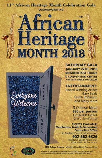 11th African Heritage Month Celebration Gala (Cape Breton) | African ...